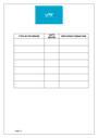 Personal protective equipment (PPE) issue record in Word and Pdf formats