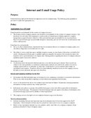 Computer Use Policies - download free documents for PDF, Word and Excel