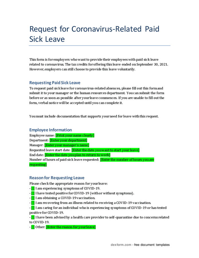 Application for Leave - download free documents for PDF, Word and Excel