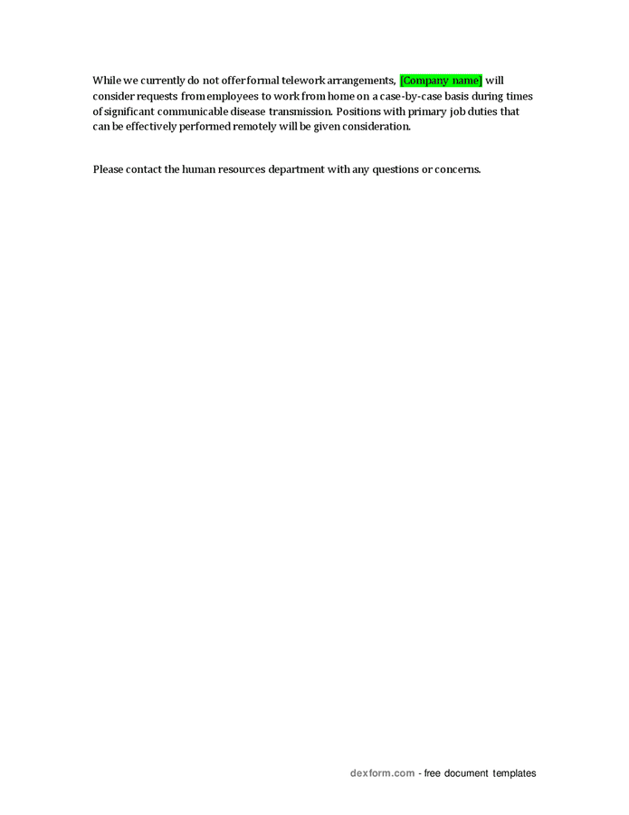 Memo - preventing the spread of communicable diseases in Word and Pdf ...