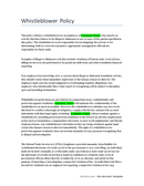 Whistleblowing Policies - download free documents for PDF, Word and Excel