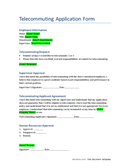 telecommuting application form