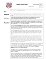 Library Lesson Plan in Word and Pdf formats
