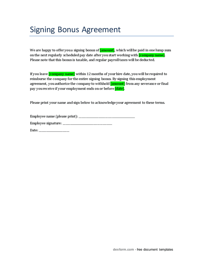 Sample Letter of Agreement - download free documents for PDF, Word and ...