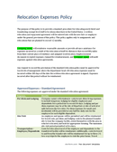 relocation expenses policy