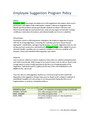 Employee suggestion program policy in Word and Pdf formats - page 3 of 3