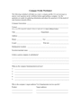 Company Profile Worksheet in Word and Pdf formats