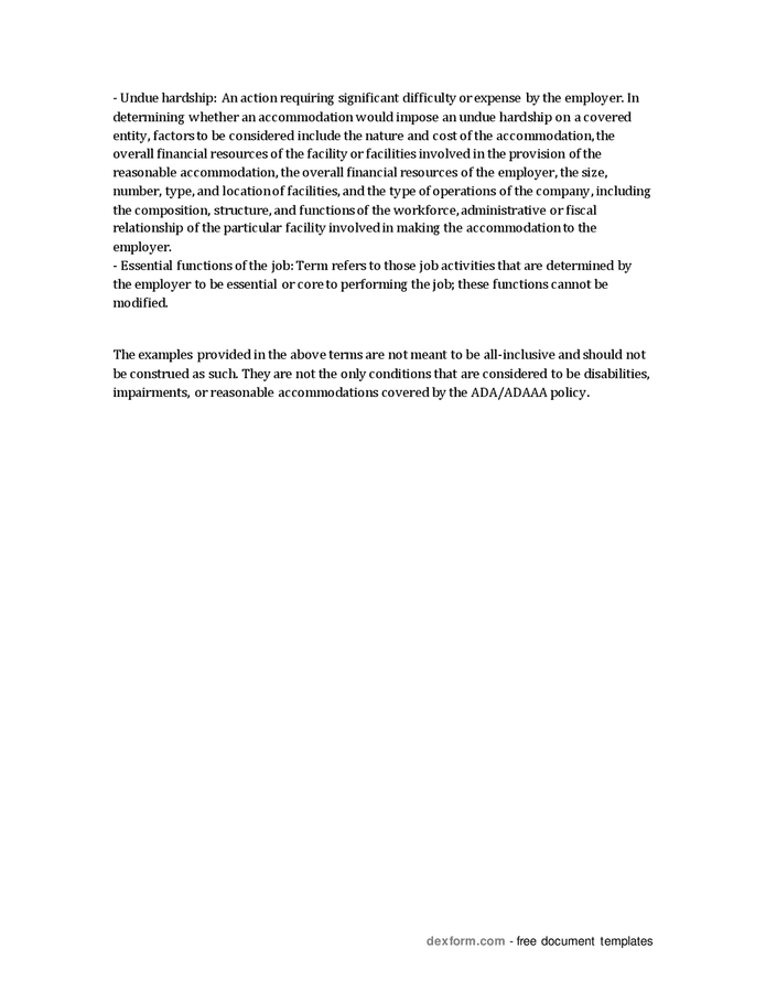 ADA/ADAAA policy in Word and Pdf formats - page 3 of 3