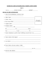 Domestic servant / employee verification form in Word and Pdf formats