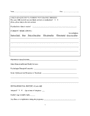 Child adolescent medical intake form in Word and Pdf formats