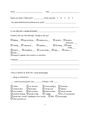 Child adolescent medical intake form in Word and Pdf formats