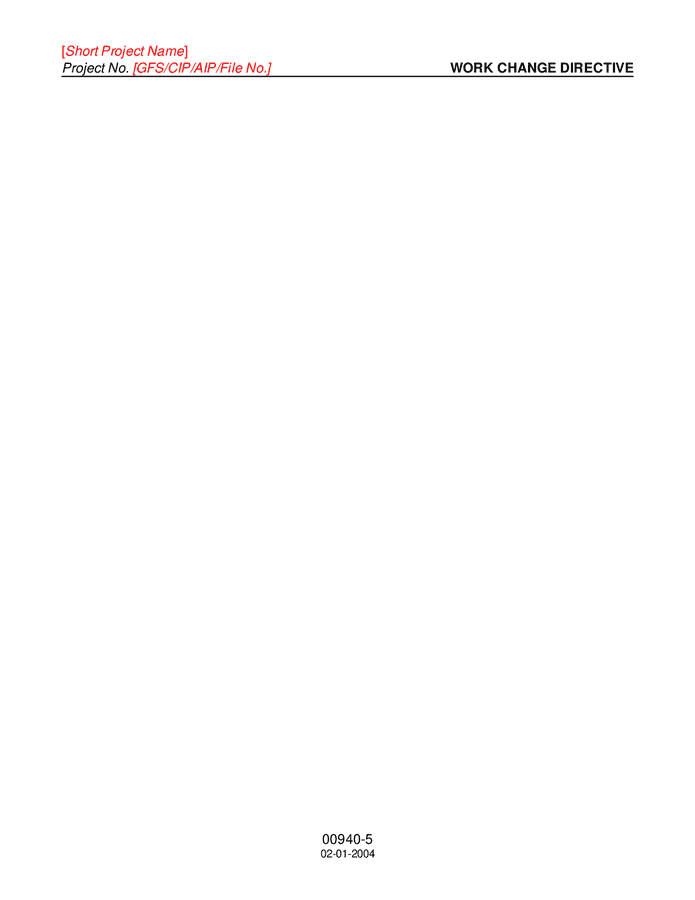 Work change directive in Word and Pdf formats - page 5 of 6