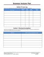 Business analysis planning template in Word and Pdf formats - page 15 of 15