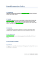 Fraud prevention policy in Word and Pdf formats