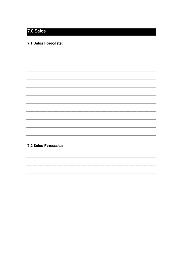 Business plan in Word and Pdf formats - page 9 of 18