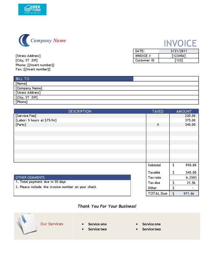 Purchase Order Template - download free documents for PDF, Word and Excel