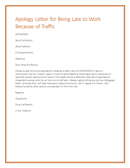 Apology Letter - download free documents for PDF, Word and Excel