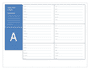 Address book template in Word and Pdf formats