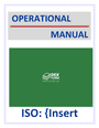 Operational manual template in Word and Pdf formats