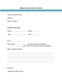 Sample doctor’s note for work in Word and Pdf formats