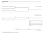 Tournament bracket template in Word and Pdf formats