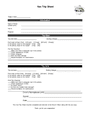 Van trip sheet in Word and Pdf formats