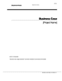 Business Case Template in Word and Pdf formats