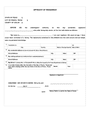 Affidavit of residence (Texas) in Word and Pdf formats