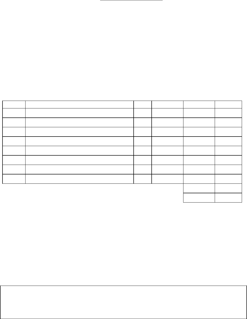 Local purchase order in Word and Pdf formats