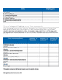 Decision-making matrix template in Word and Pdf formats