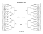 Bracket-style tournament chart in Word and Pdf formats