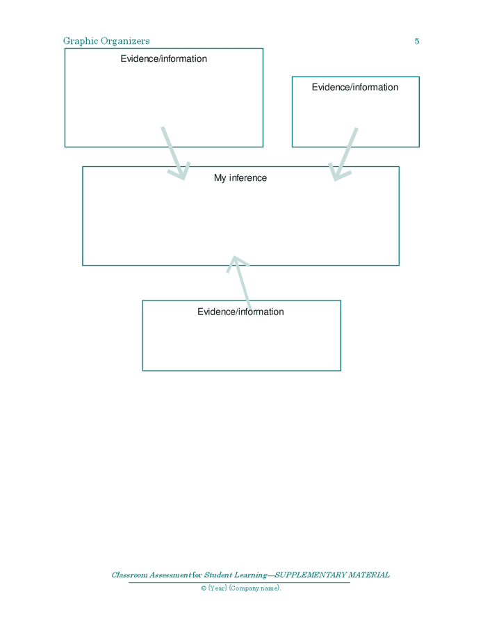 Graphic organizers templates in Word and Pdf formats - page 5 of 16