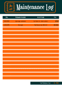 Maintenance log in Word and Pdf formats