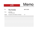 business memo template