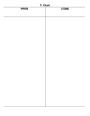 T-chart template in Word and Pdf formats