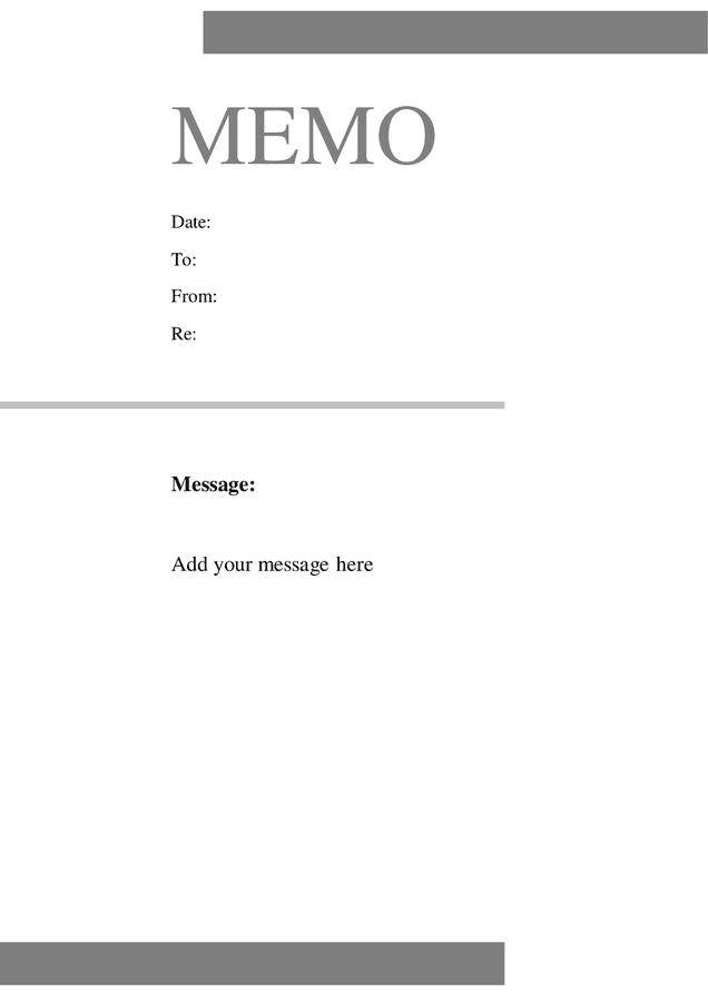 Professional Memo Template - download free documents for PDF, Word and ...
