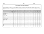 Stock market portfolio worksheet in Word and Pdf formats