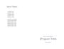 Event program template in Word and Pdf formats