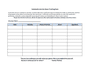 Community service hours tracking form in Word and Pdf formats