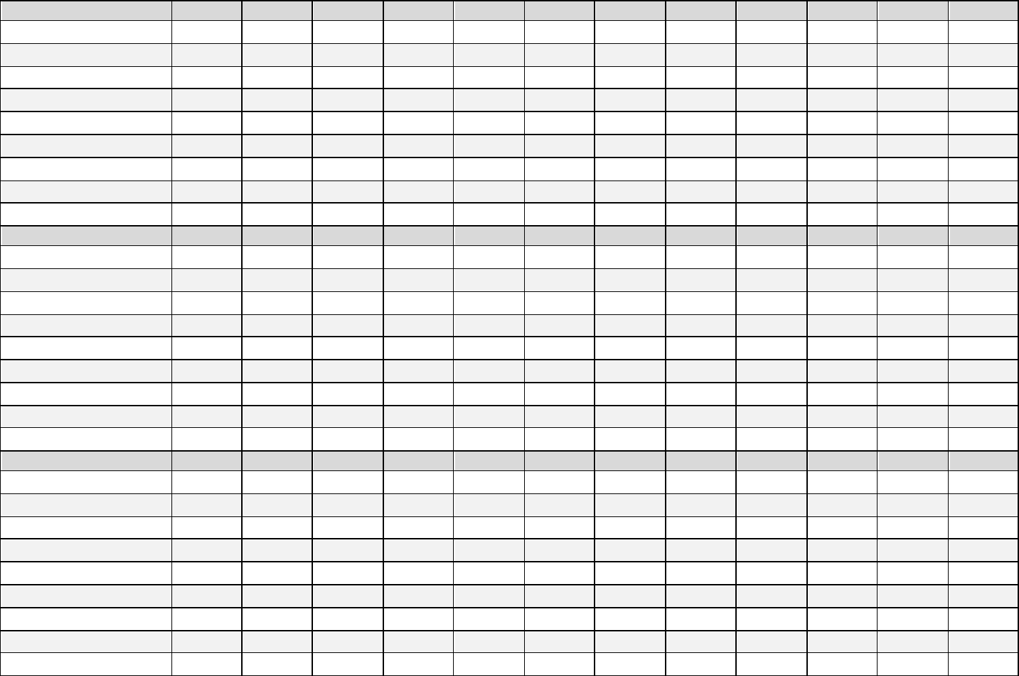 Payment schedule template in Word and Pdf formats