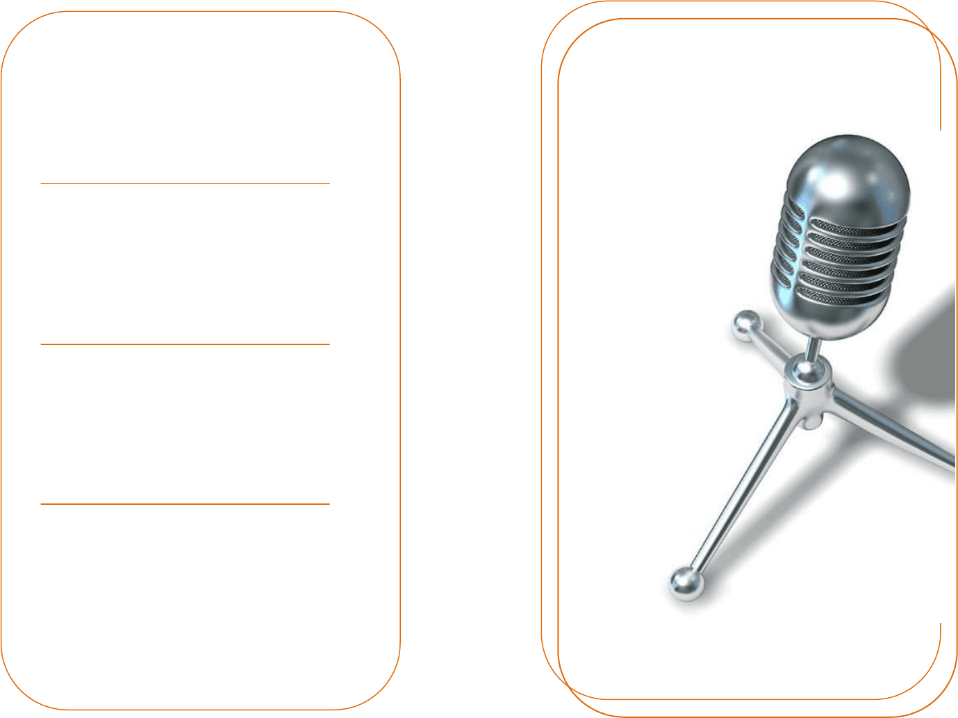 Event program template in Word and Pdf formats