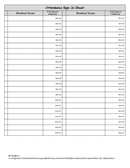 Sign In Sheet Template - download free documents for PDF, Word and Excel