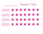 Reward chart template in Word and Pdf formats