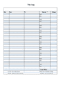 Trip log template in Word and Pdf formats