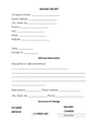 Delivery receipt template in Word and Pdf formats