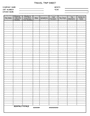 Travel trip sheet in Word and Pdf formats