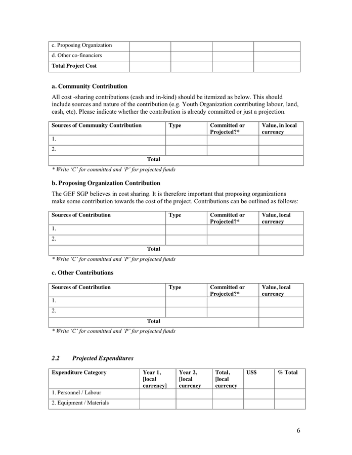 Project Proposal Guidelines In Word And Pdf Formats Page 11 Of 18