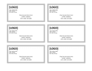 mailing label template