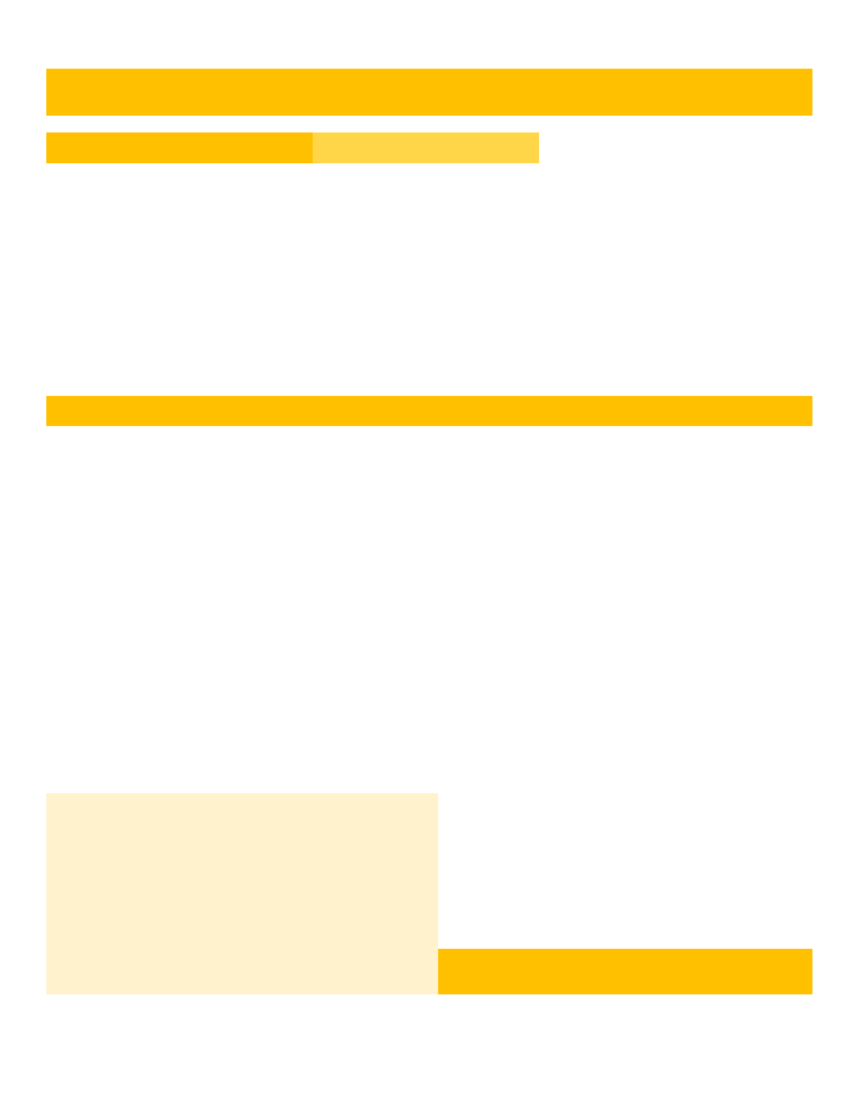 Yellow purchase order form in Word and Pdf formats