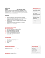 Physics teacher CV template resume in Word and Pdf formats